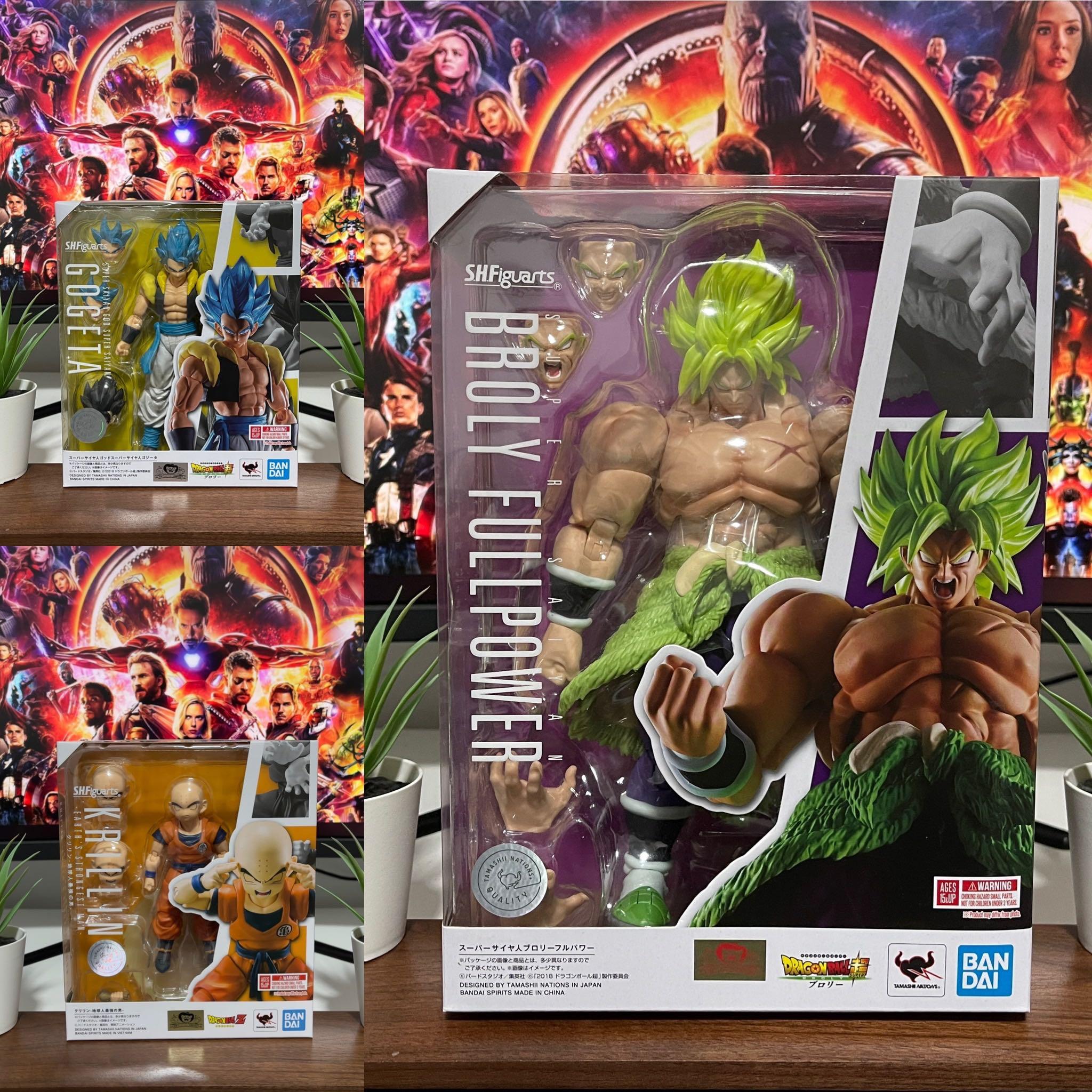 SHF S.H.Figuarts Broly Full Power, SHF Gogeta, SHF Krillin, Hobbies ...