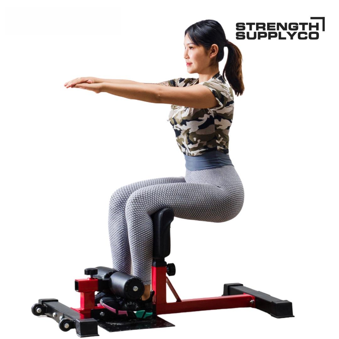 Sissy Squat Machine for Legs Quads Knees Conditioning, Sports Equipment ...