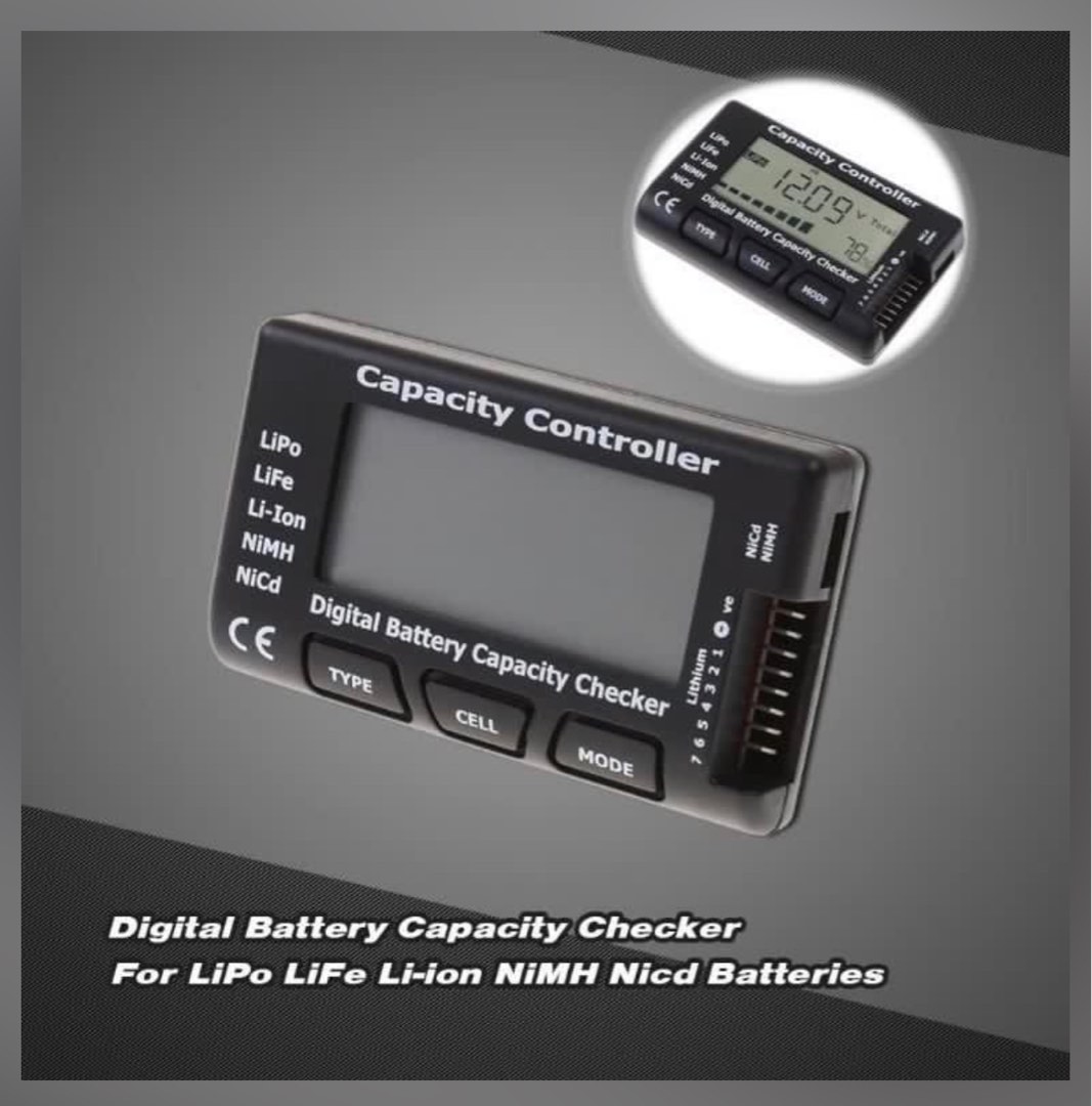 Smart Digital Battery Capacity Checker for LiPo LiFe Li-ion NiMH NiCd ...