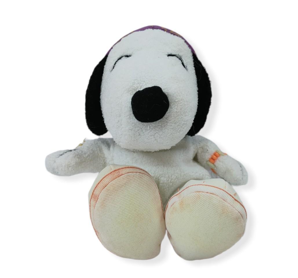 Snoopy With Purple Bandana plush, Hobbies & Toys, Toys & Games on Carousell