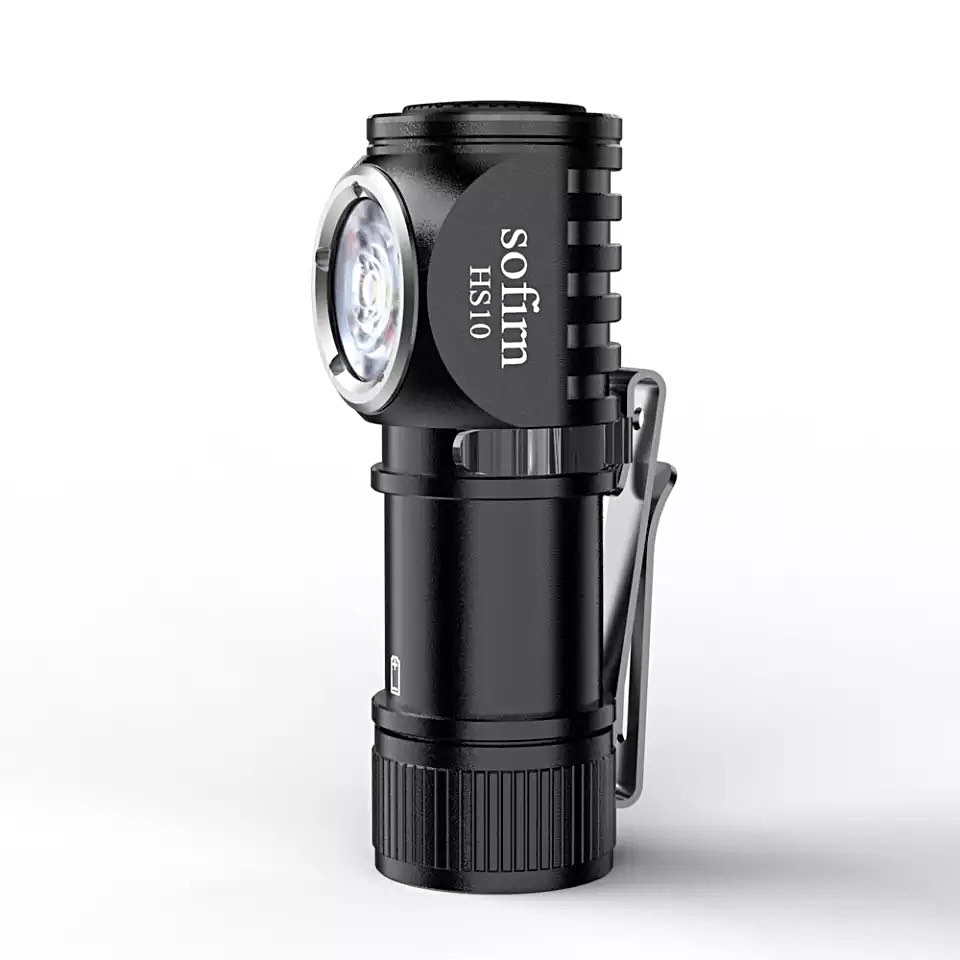 Sofirn HS10 1100lm 129m Mini Headlamp 16340 USB-C Rechargeable, Sports ...