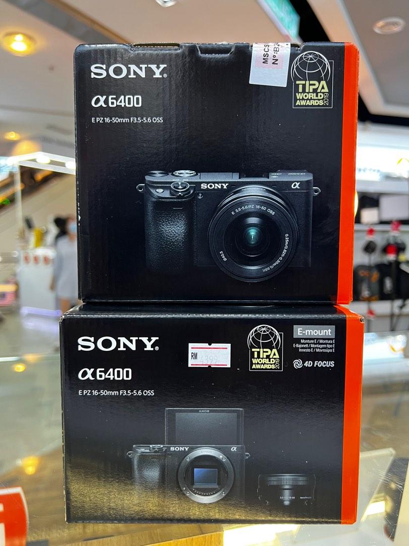 SONY a6400 kit lens + 64gb sd, Photography, Cameras on Carousell