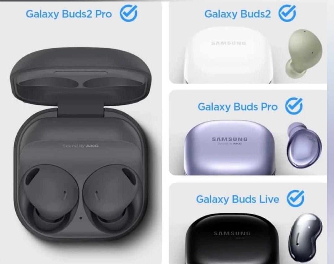 Spigen Rugged Armour Case for Galaxy Buds Pro2/Live/Pro/Buds 2, Audio ...