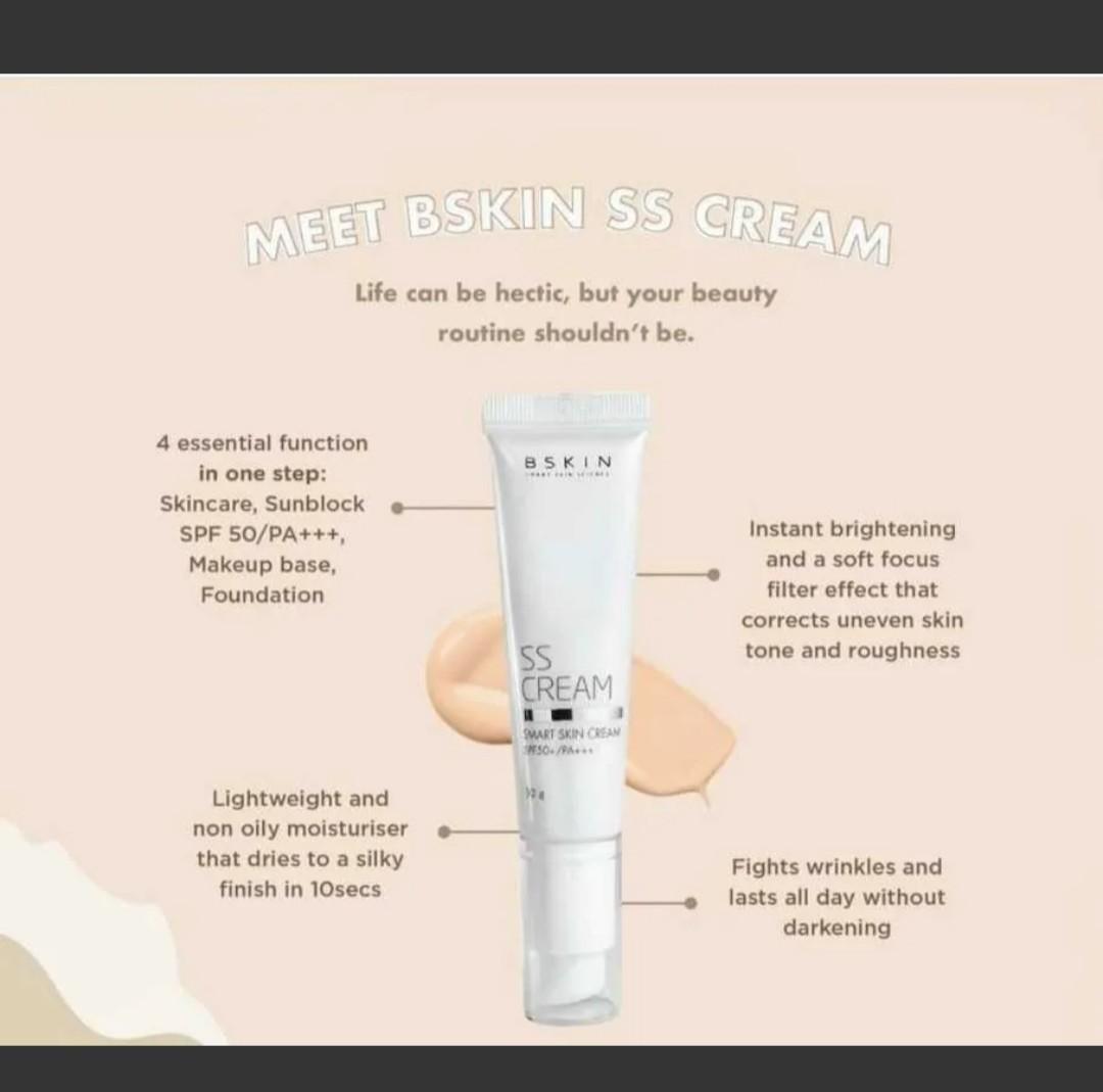 SS cream bskin 15 gr Original, Kesehatan & Kecantikan, Rias Wajah di ...