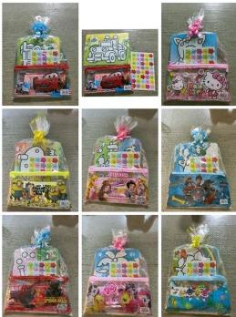 stationery and sand art set, goodies bag, kids birthday party goodies ...