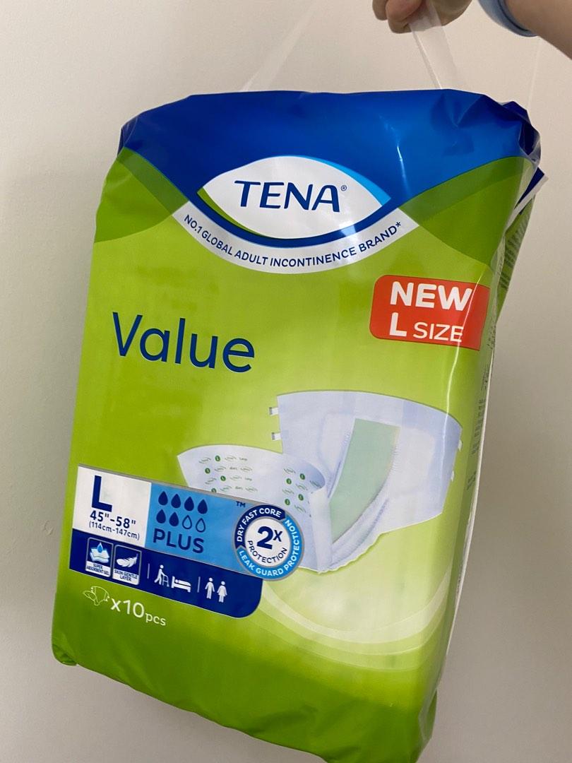 Tena Value L size Adult Diapers, Health & Nutrition, Assistive & Rehabilatory Aids, Adult ...