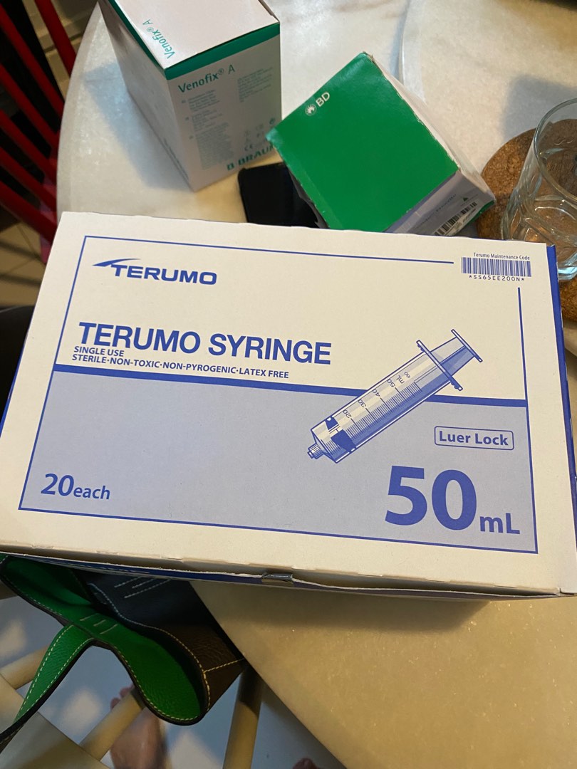Terumo 50ml syringe luer lock, Health & Nutrition, Medical Supplies ...