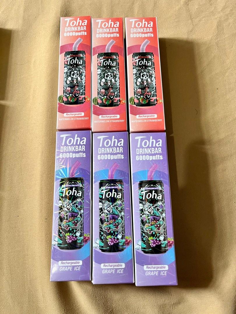 Toha 6000 Puffs (Onhand), Mobile Phones & Gadgets, Mobile & Gadget ...