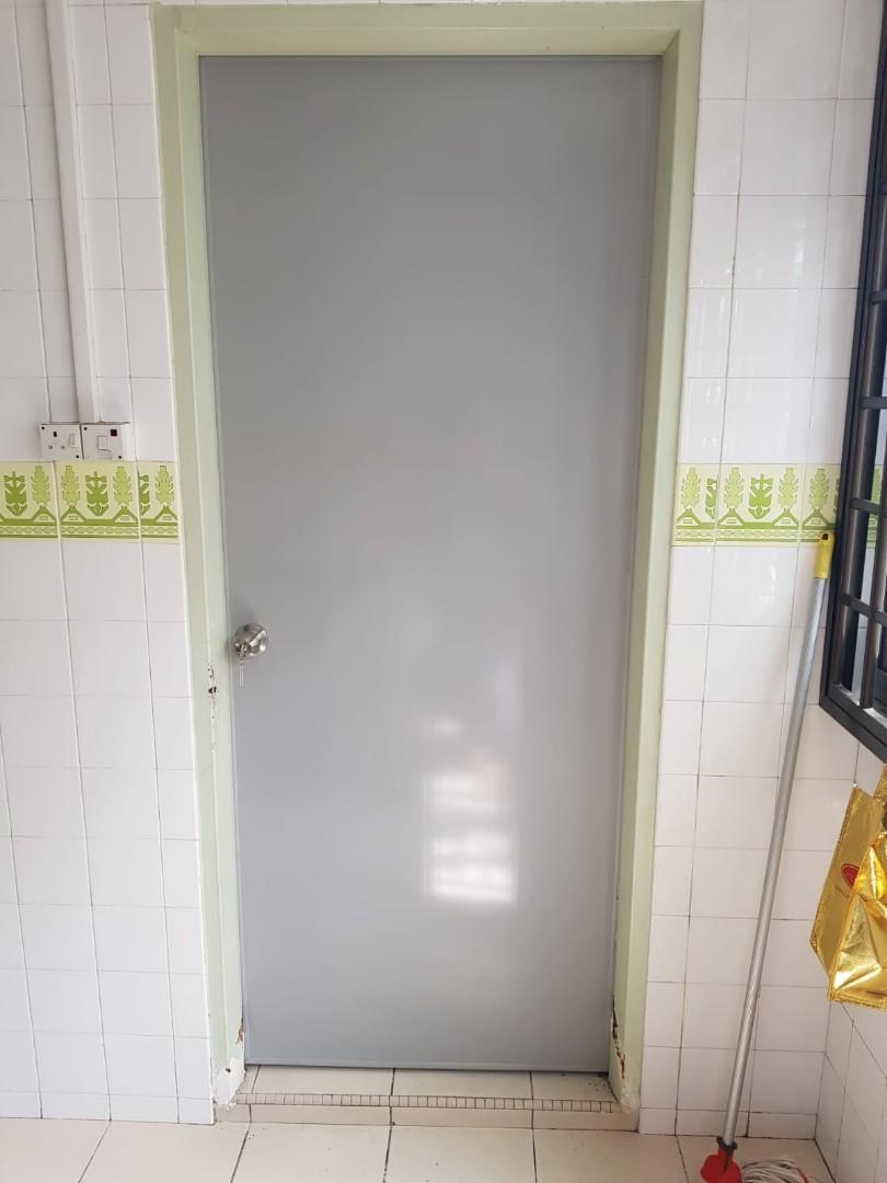 Upvc toilet swing door, Furniture & Home Living, Bathroom & Kitchen ...