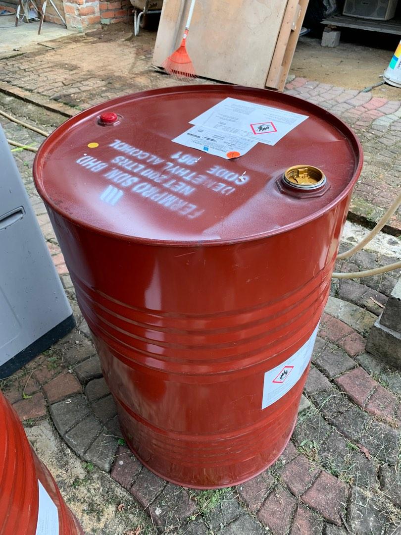 Tong Drum saiz 220 Litre, Furniture & Home Living, Outdoor Furniture on ...