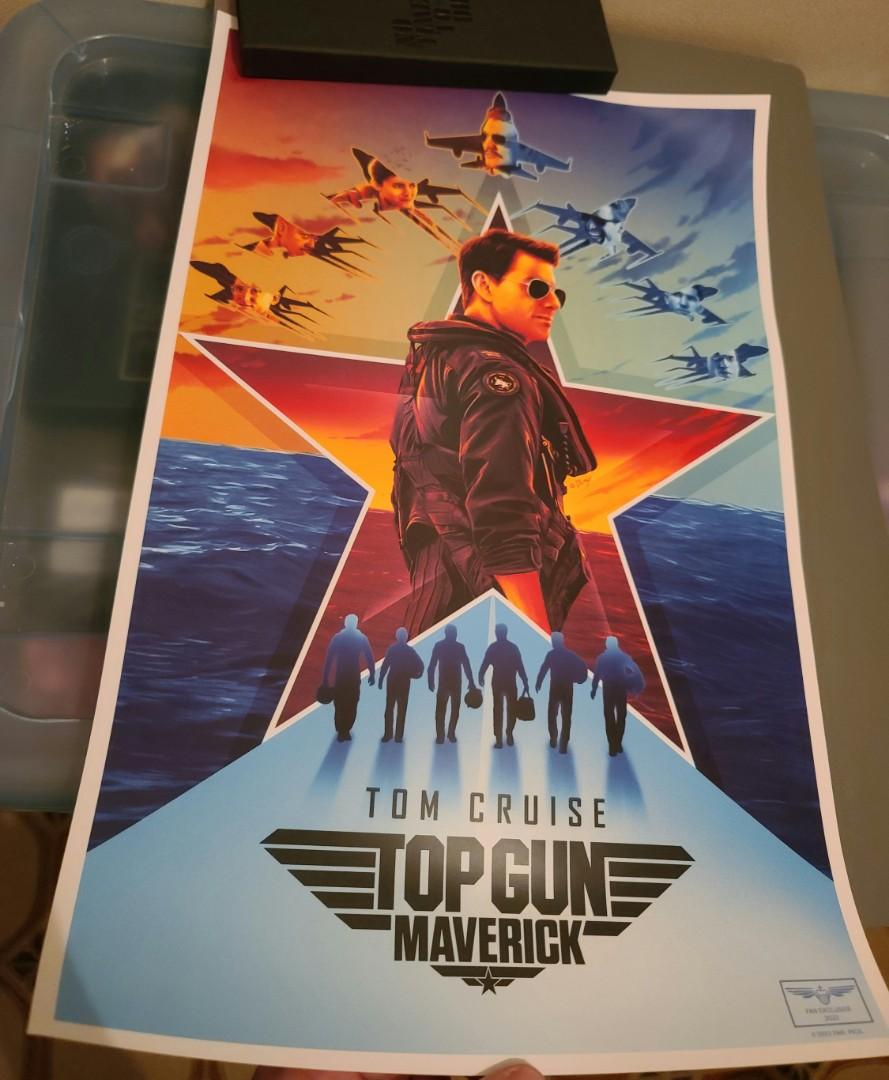 Top gun Maverick IMax poster US 美國版 壯志凌雲 獨行俠 海報, 興趣及遊戲, 收藏品及紀念品, 明星周邊 ...