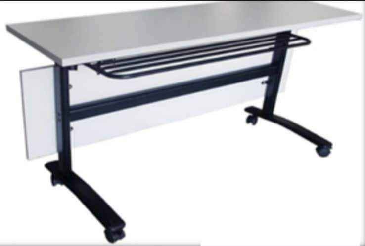 [;'training folding table with 2nd layer compartment, Furniture & Home ...