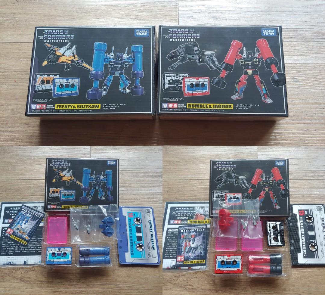 Transformers Masterpiece Takara Tomy MP15 MP16 Rumble Ravage Frenzy ...