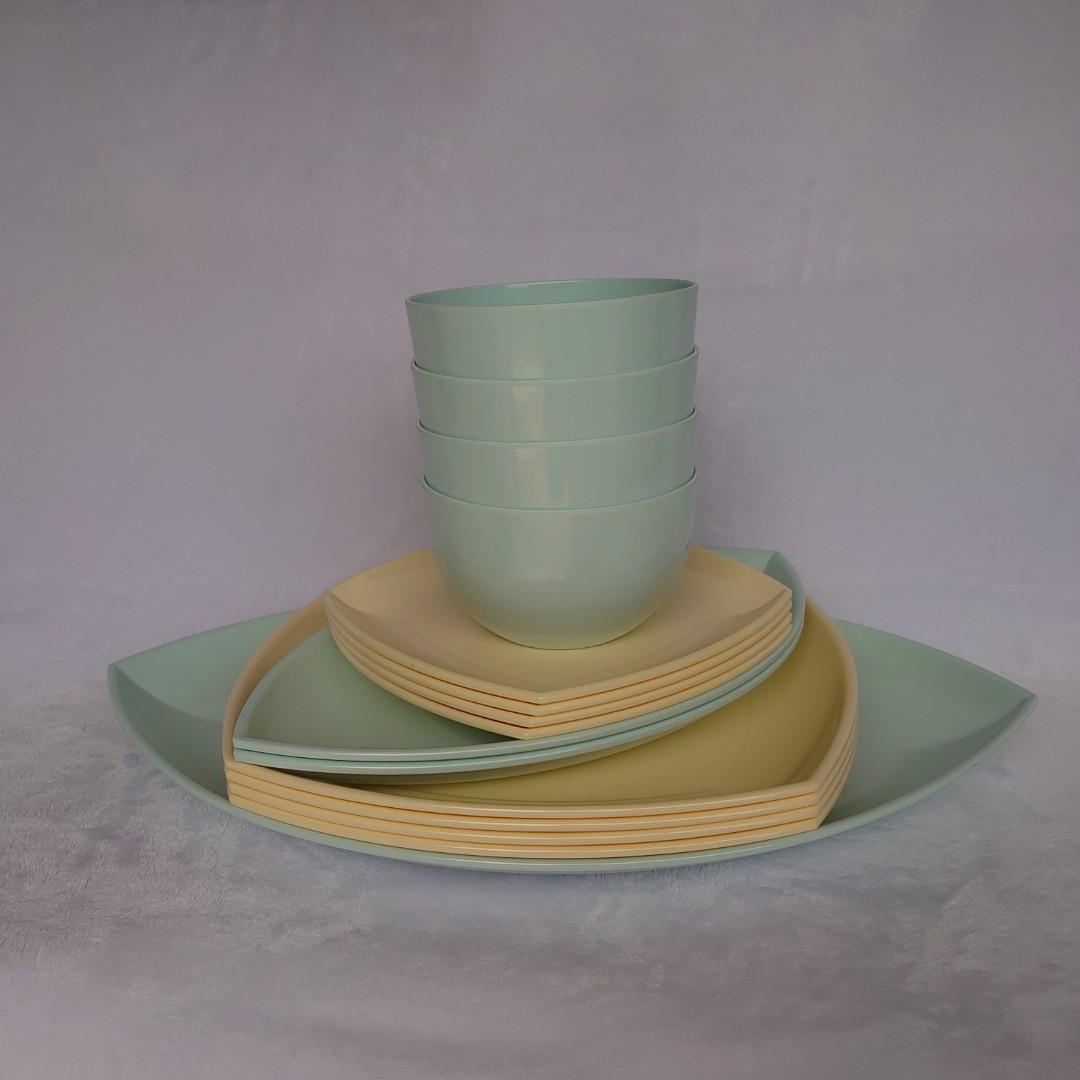 Tupperware Eye Melamine Dinner Set, Furniture & Home Living ...