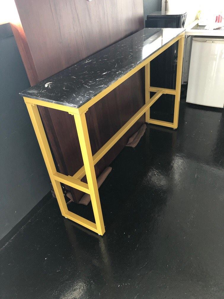 UNIQUE MARBLE-TOPPED BAR COUNTER, Furniture & Home Living, Furniture ...