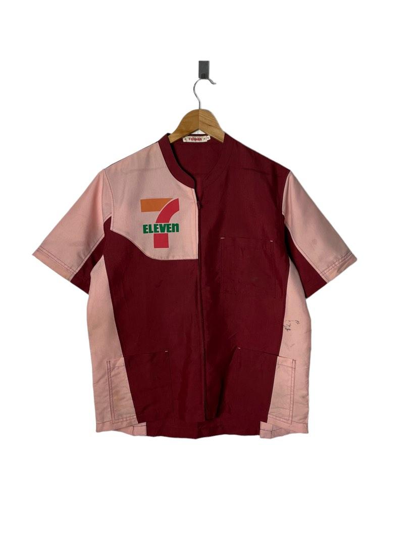 Vintage 7 Eleven Workers Shirt 7-11, Men's Fashion, Tops & Sets, Formal ...