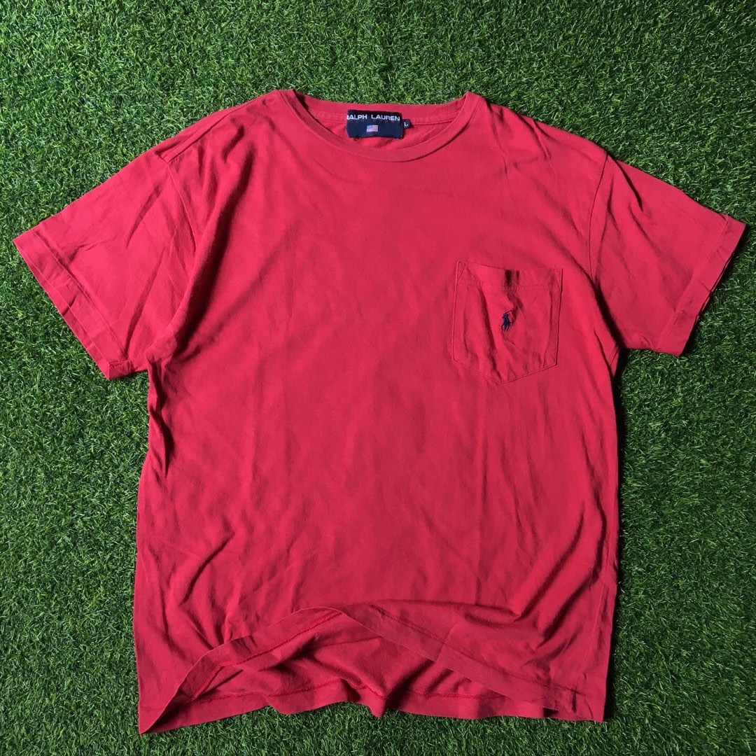 Vintage 90s Ralph Lauren Polo Sport Pocket Tee, Men's Fashion, Tops & Sets, Tshirts & Polo ...