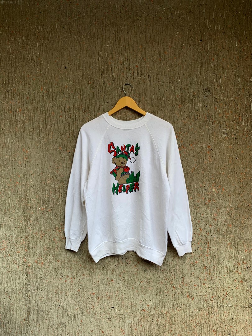 Vintage hanes santas helper, Men's Fashion, Coats, Jackets and ...