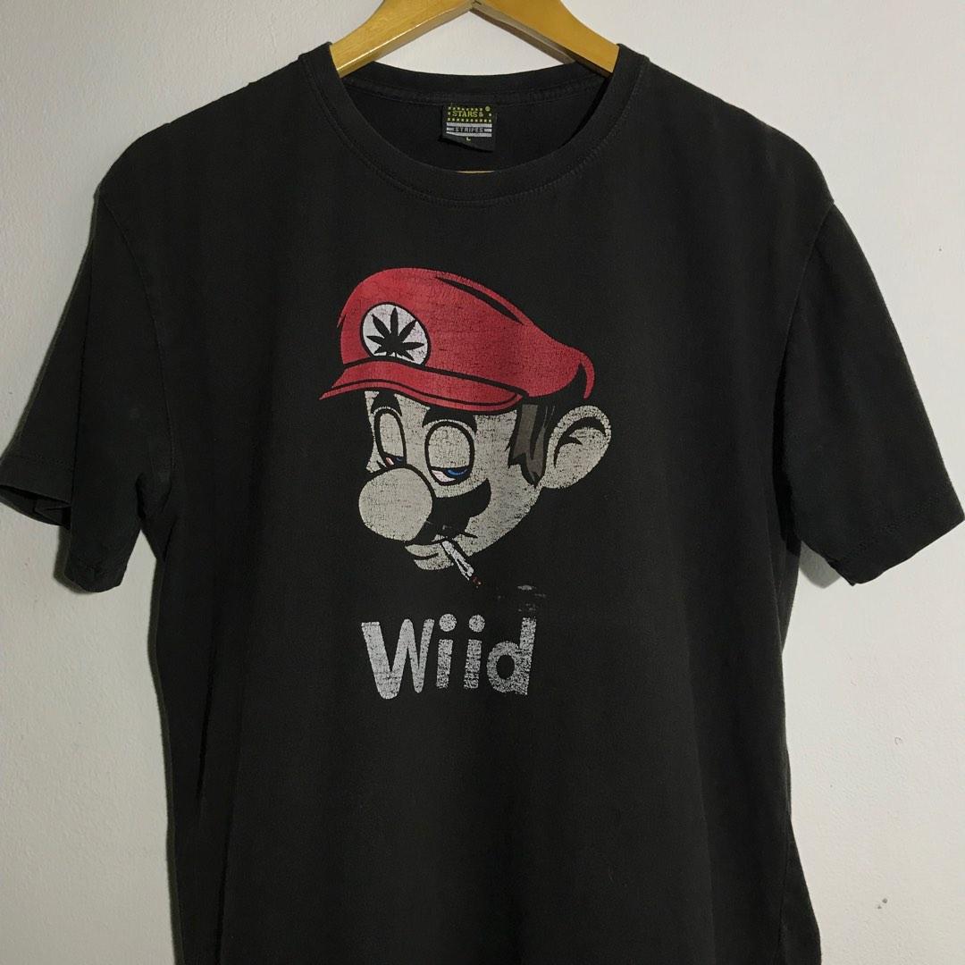 Vintage mario weed parody, Men's Fashion, Tops & Sets, Tshirts & Polo ...