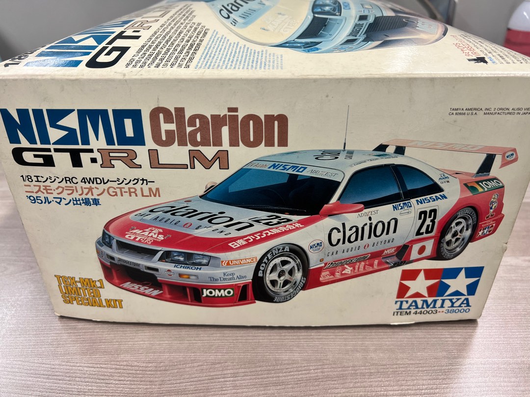Vintage Tamiya 1/8 Engine RC Car - TGX-Mk1 Nismo Clarion GT-R LM 95 Le ...