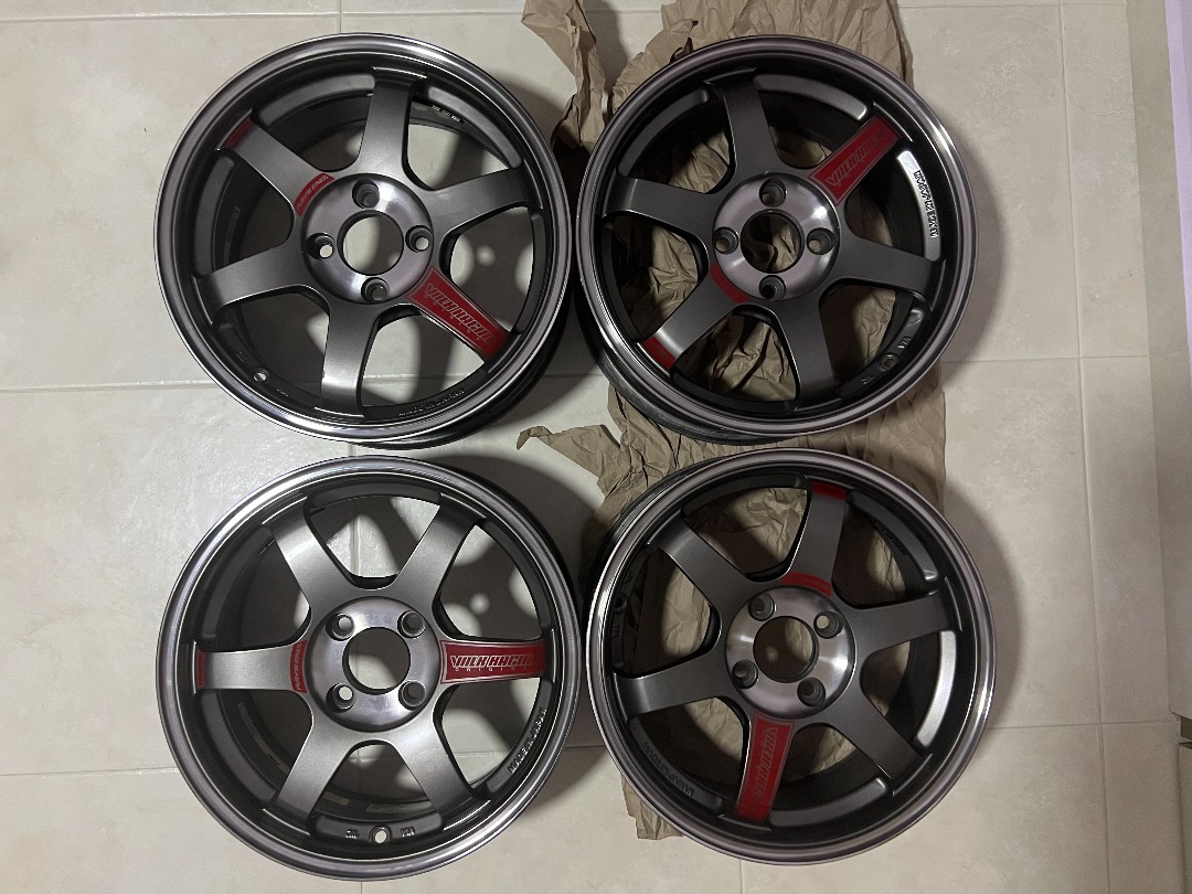 VOLK RACING TE37 SONIC SL, Auto Accessories on Carousell