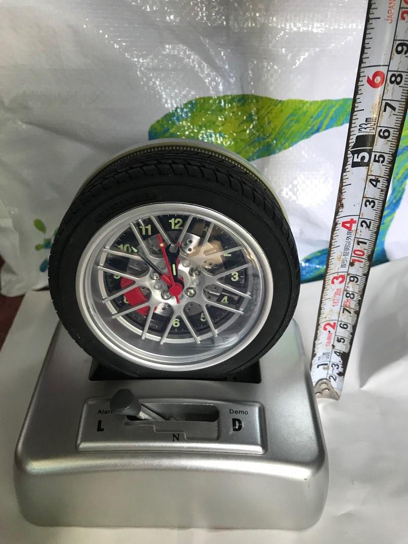 Wheel Alarm Clock, Furniture & Home Living, Home Decor, Clocks on Carousell