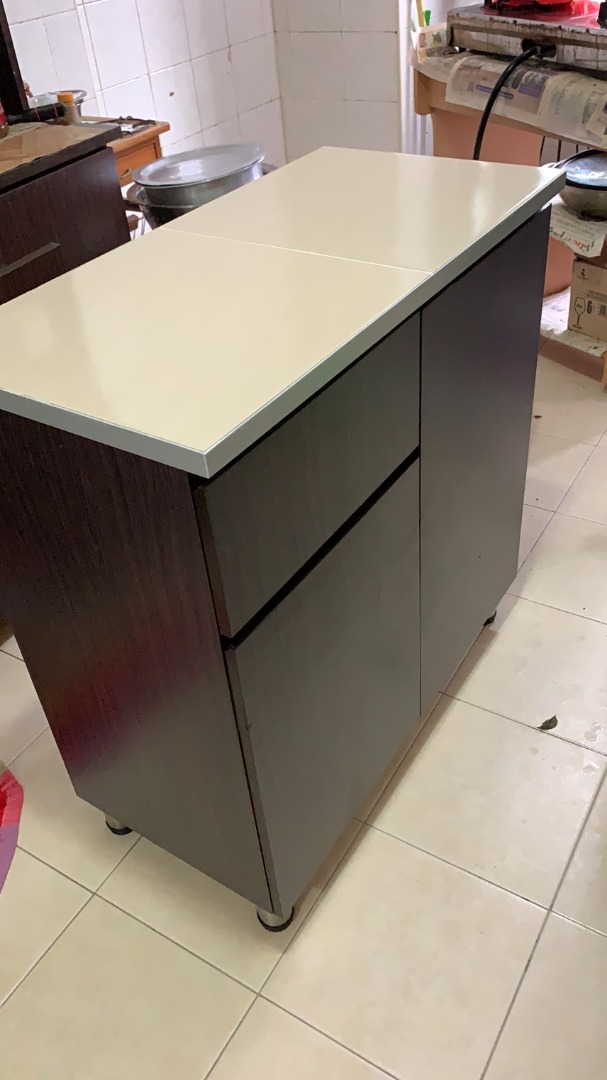 HF Wood Kitchen Cabinet Storage Cabinet Flash Deal！！Cash on delivery or ...