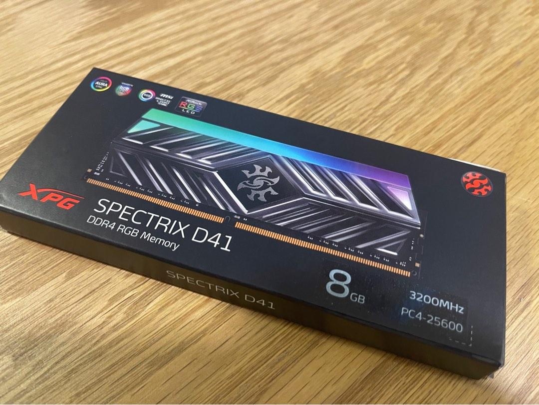 XPG Spectrix D41 RGB DDR4 8GB RAM, Computers & Tech, Parts ...