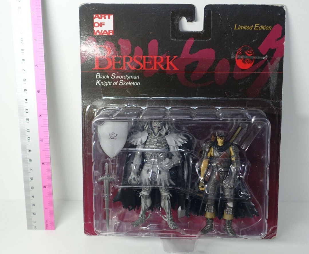 YAMATO ART OF WAR BERSERK GUTS BLACK SWORDSMAN & KNIGHT OF SKELETON SET ...