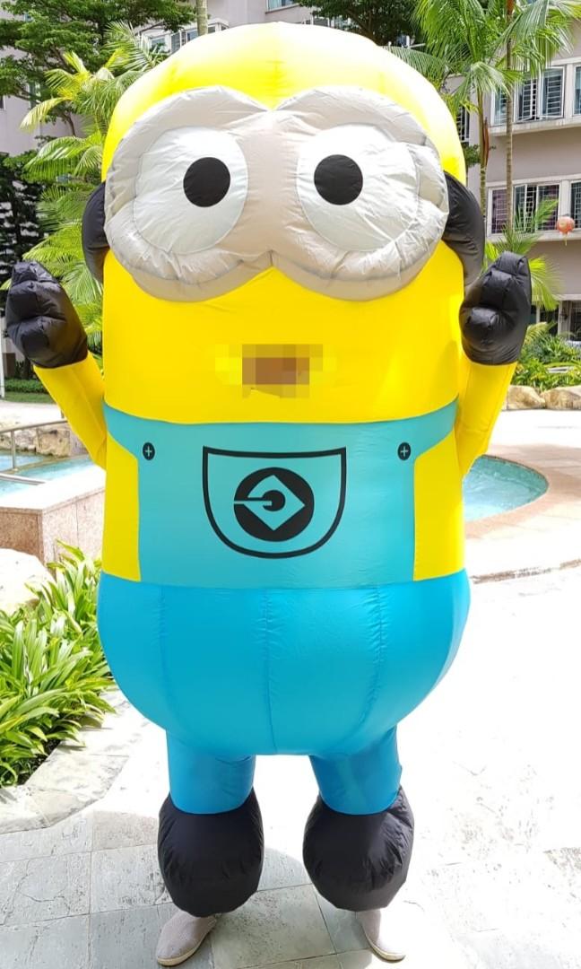 Yellow minions inflatable costume, Hobbies & Toys, Toys & Games on ...