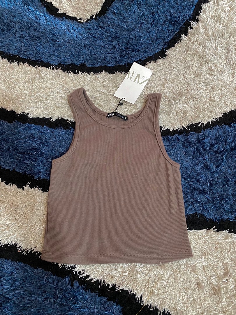ZARA TOPS, Women's Fashion, Tops, Sleeveless on Carousell