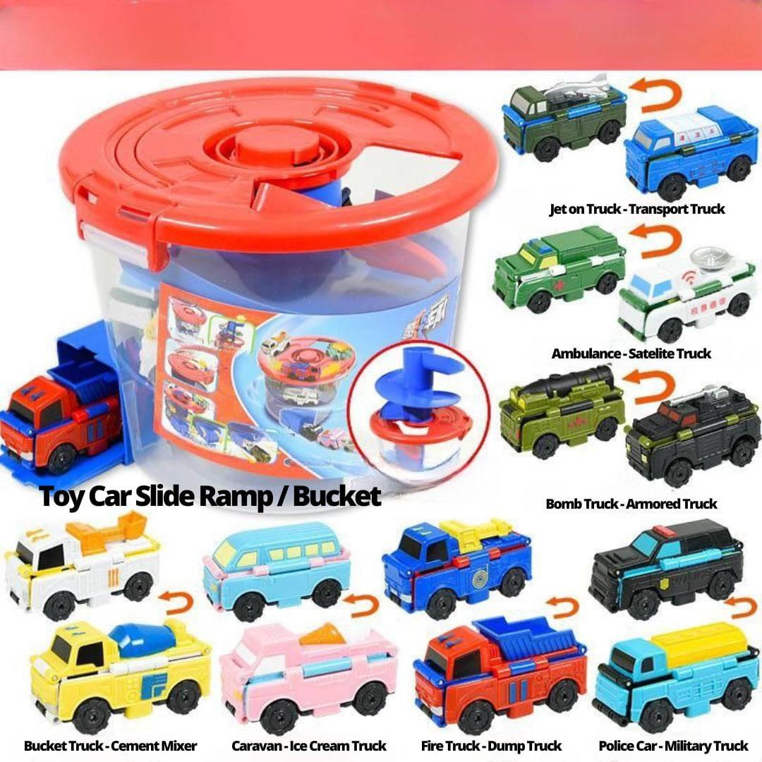 2-in-1 Cars Bucket Slide Ramo, Hobbies & Toys, Toys & Games on Carousell