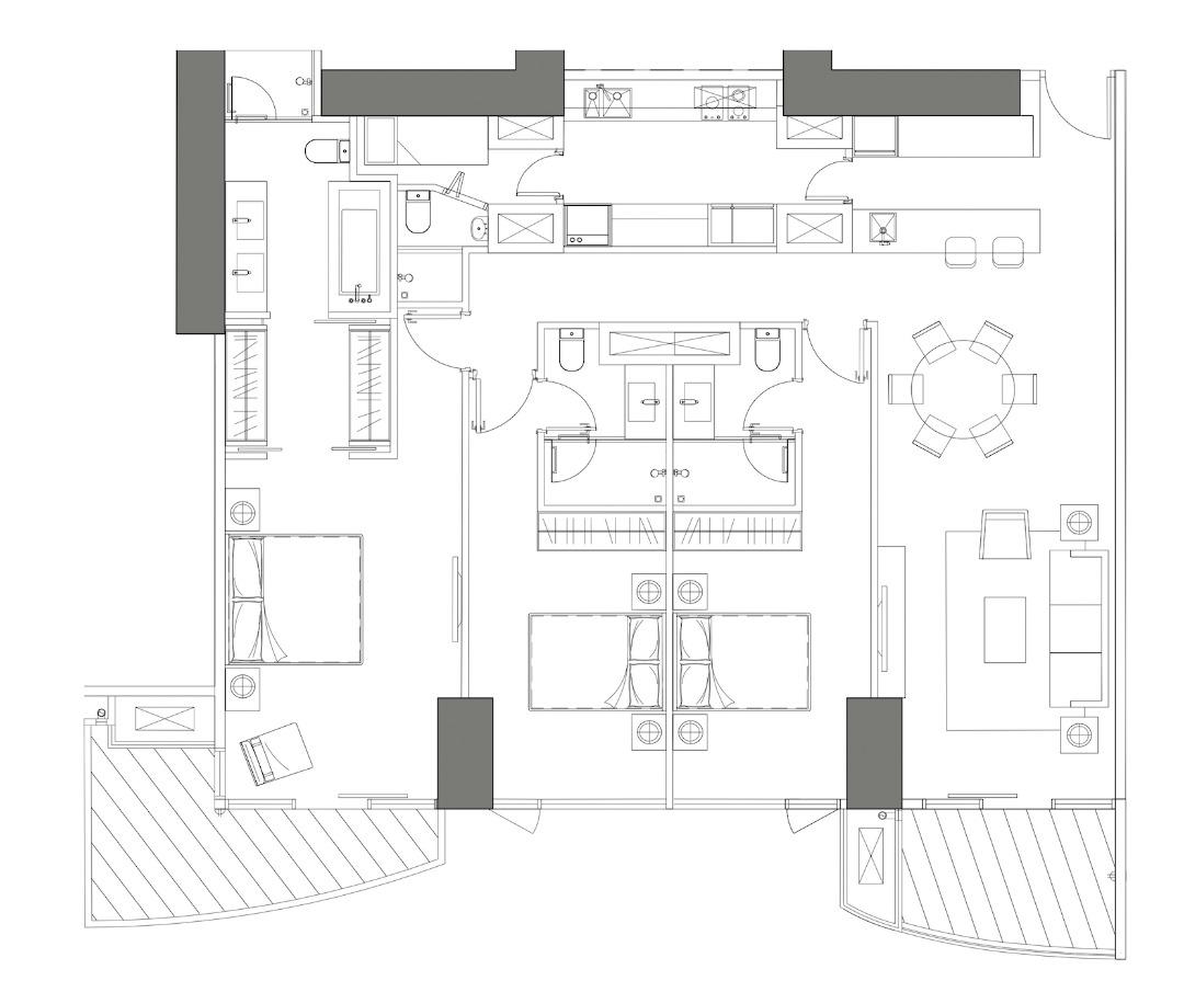 3 Bedroom with parking at Shang Residences at Wack Wack alternative to ...