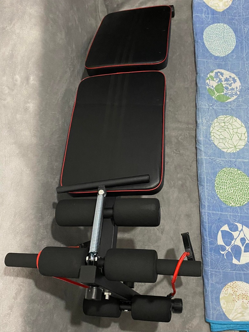 4 functions sit up bench, Sports Equipment, Exercise & Fitness, Weights ...