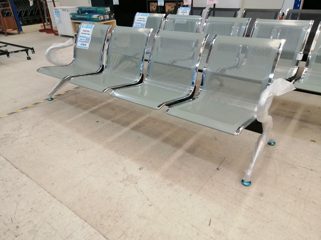 4 Seater Gang Chair, Furniture & Home Living, Office Furniture ...