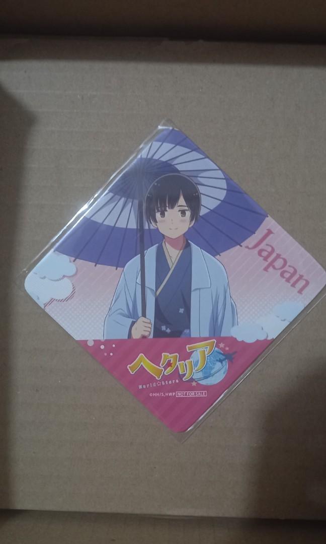 杯墊 本田菊 黑塔利亞 日本擬人 aph 義呆利 hetalia 和服美少年, 其他, 其他 - Carousell
