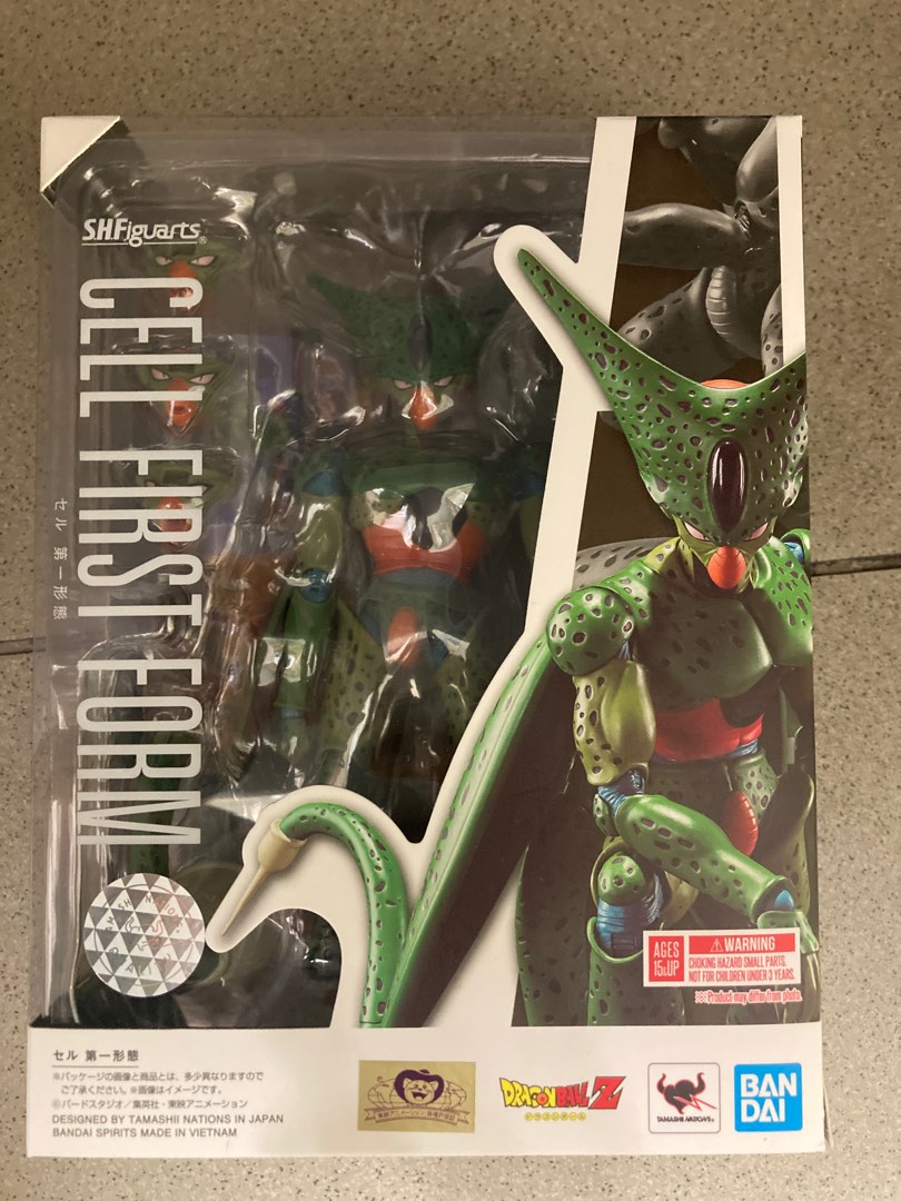 全新未開 日版 Bandai SHF 斯路 Cell 第一形態 （盒有小爛）, 興趣及遊戲, 玩具 & 遊戲類 - Carousell