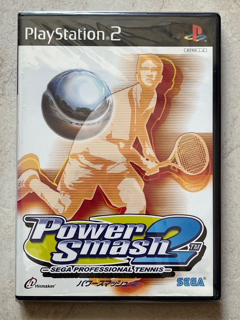 日版 PS2 SEGA PROFESSIONAL TENNIS POWER SMASH 2 共16名真實男女職業網球選手登場 街機移植經典網球 ...