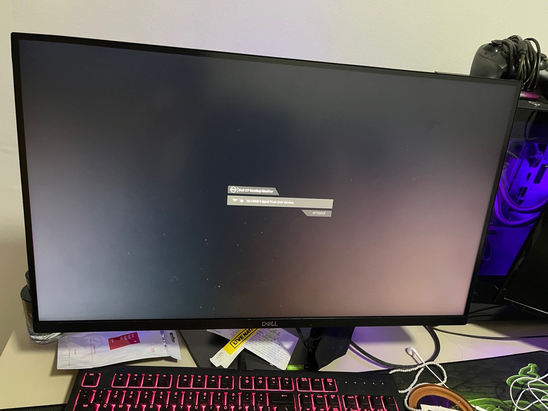 Dell S2721DGF 165Hz 2k Res SELLING ASAP!, Computers & Tech, Parts ...