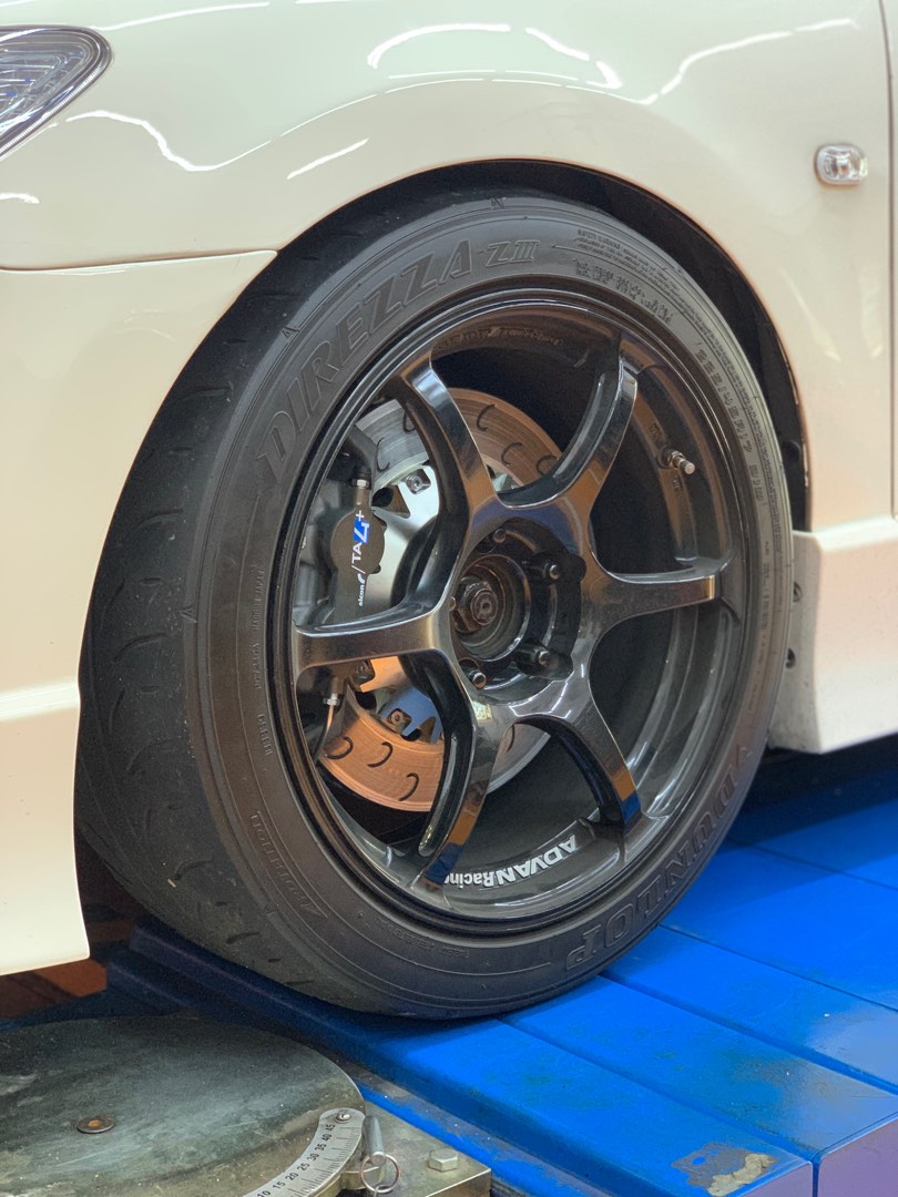 Advan RG3 17”, Car Accessories, Tyres & Rims on Carousell