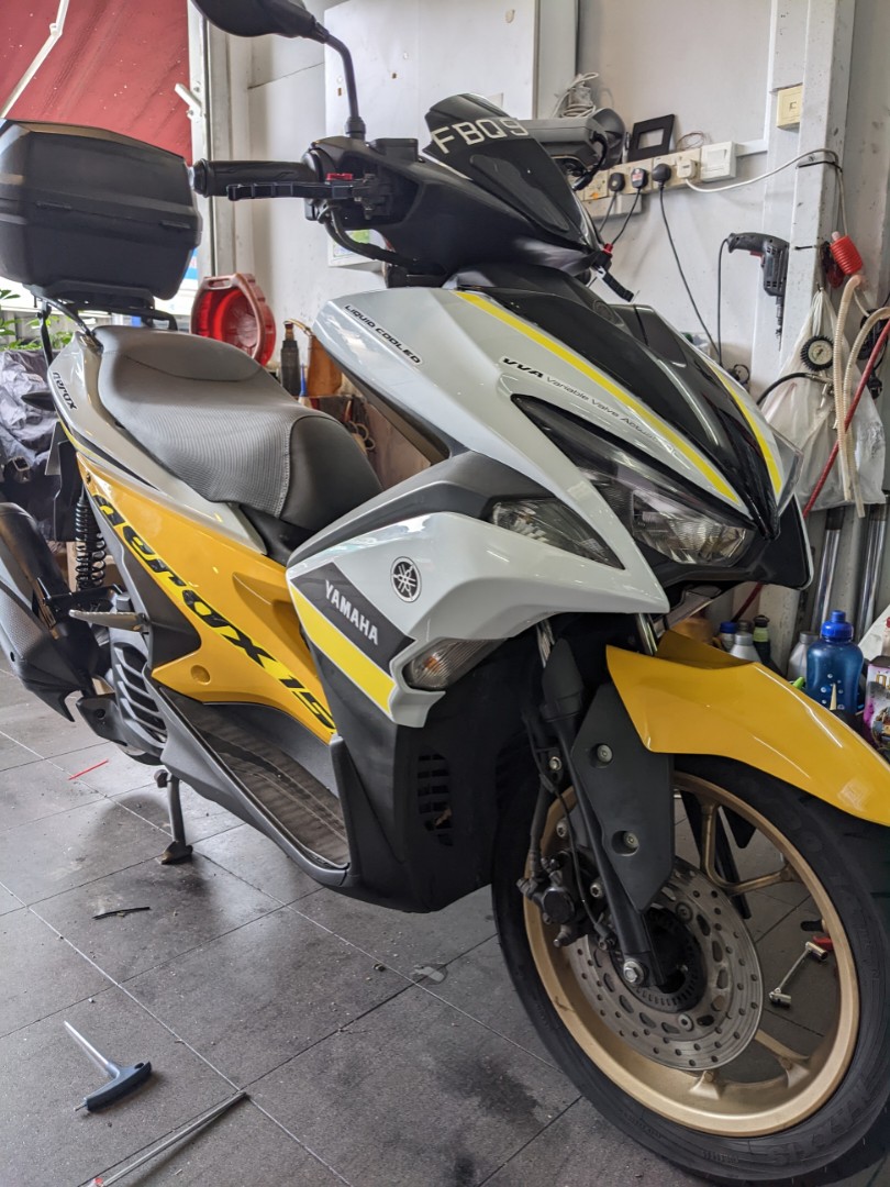 Aerox 155 keyless, Motorcycles, Motorcycles for Sale, Class 2B on Carousell