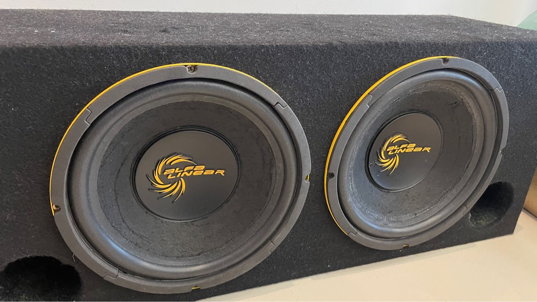 Alfa Linear Subwoofer 10” x 2, Auto Accessories on Carousell