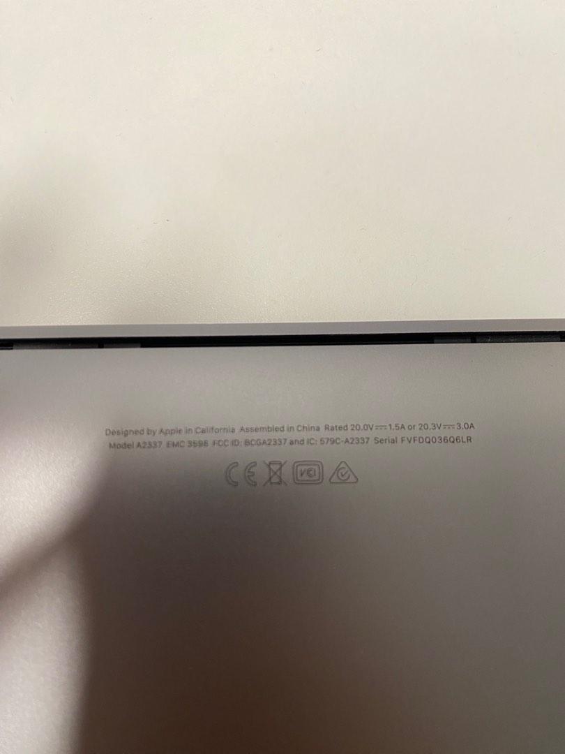 Apple 13-inch M1 MacBook Air, 16GB RAM, 256GB, Model A2337, Computers ...