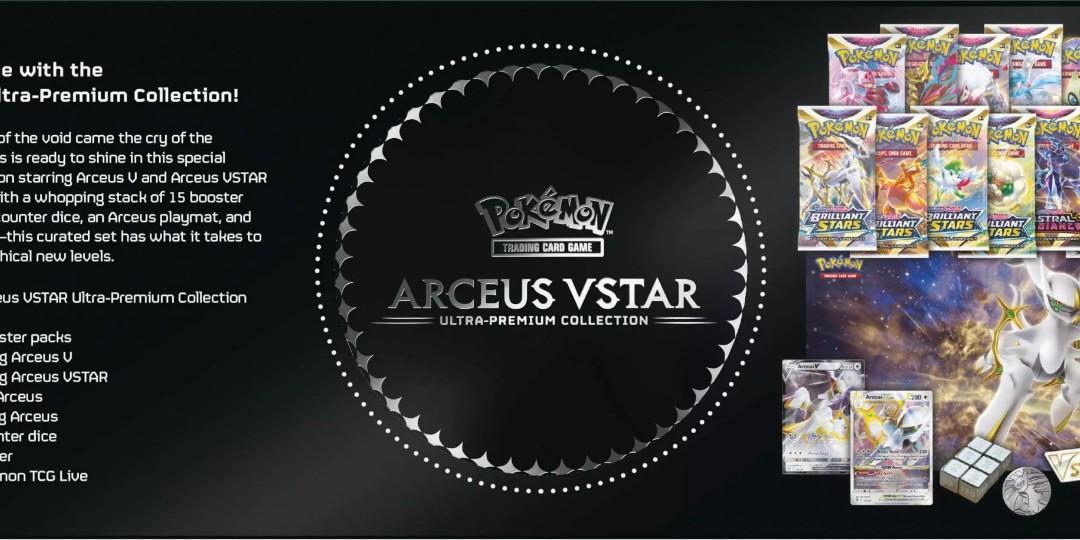 Arceus Vstar Ultra Premium Collection Pre-orders, Hobbies & Toys, Toys ...