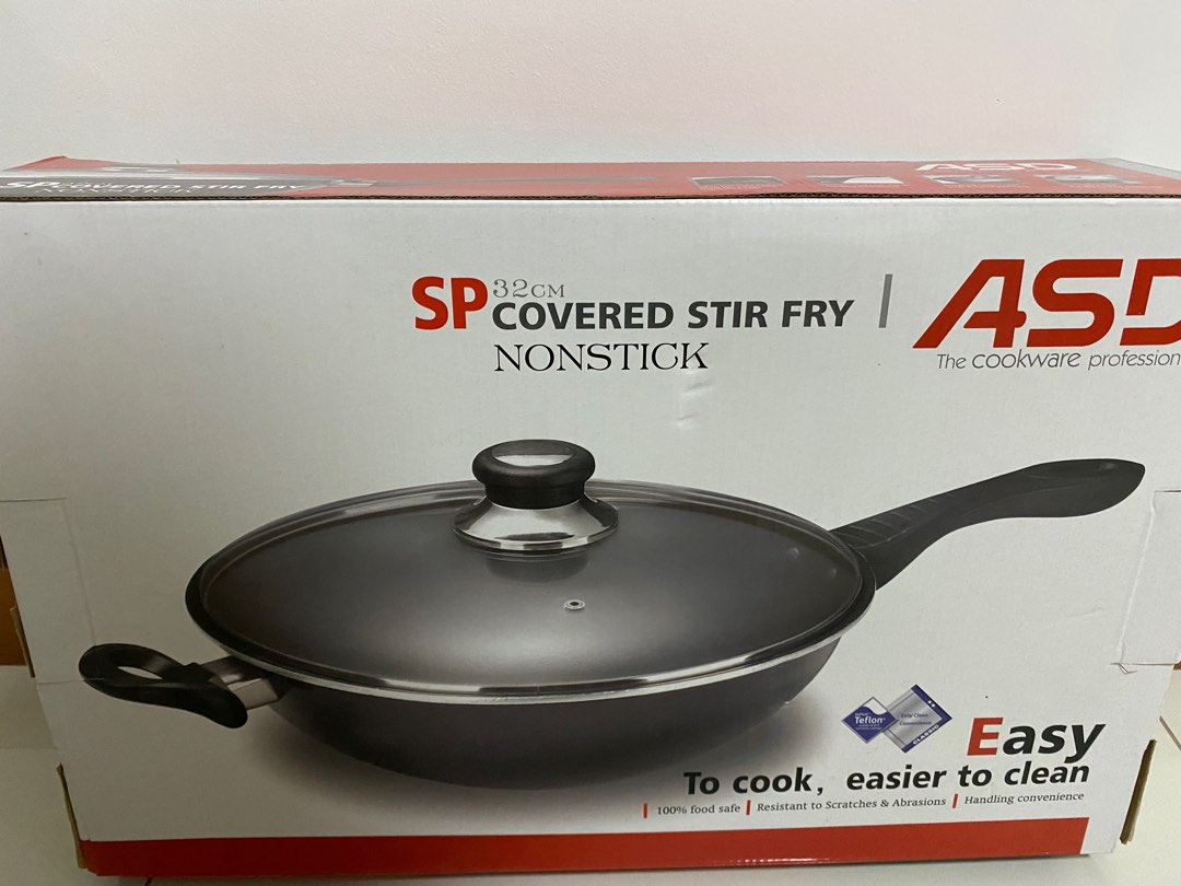 ASD nonstick stir fry pan, Furniture & Home Living, Kitchenware ...