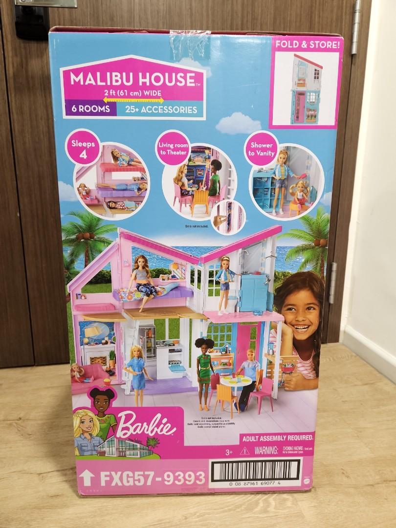 Barbie Malibu House, Hobbies & Toys, Toys & Games on Carousell