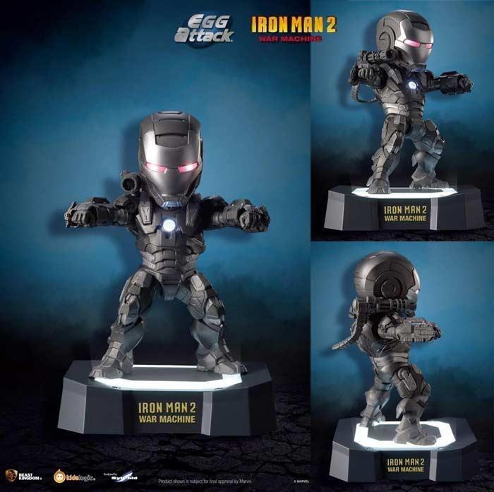 BEAST KINGDOM KIDSLOGIC EGG ATTACK IRON MAN 2 WAR MACHINE IRONMAN KIDS ...