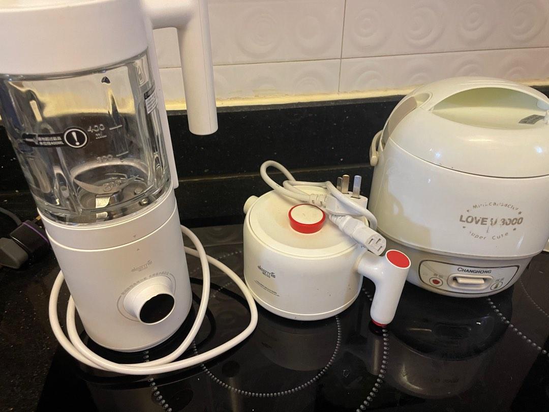 blender rice cooker folderable kettle $150 for 3, 家庭電器, 廚房電器, 榨汁機及攪拌機 ...