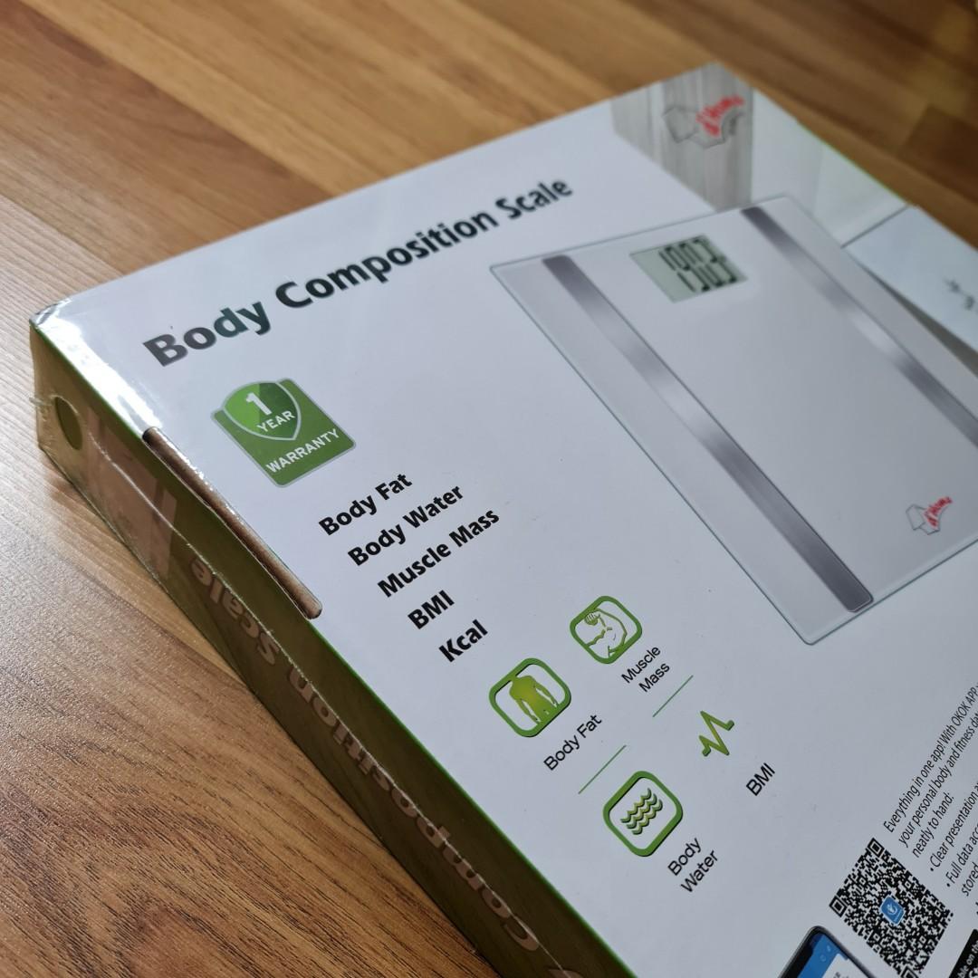 BODY COMPOSITION SCALE, Health & Nutrition, Health Monitors & Weighing ...