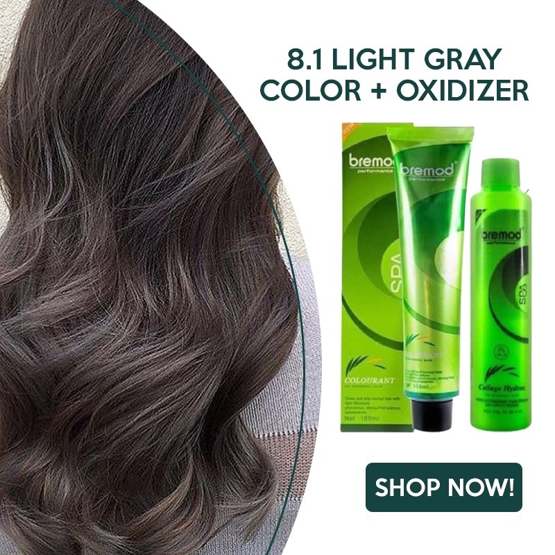 Bremod 8.1 Light Gray With Oxidizer, Beauty & Personal Care, Hair on ...